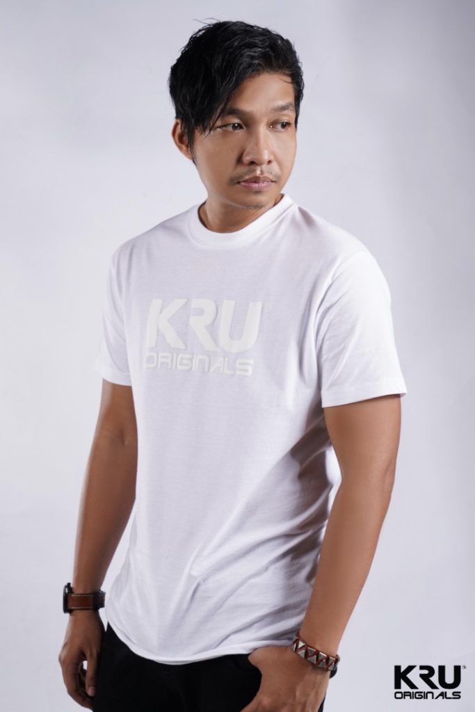KRU Originals Embossed Collection Short Sleeve T-Shirts (White) – KRU2U