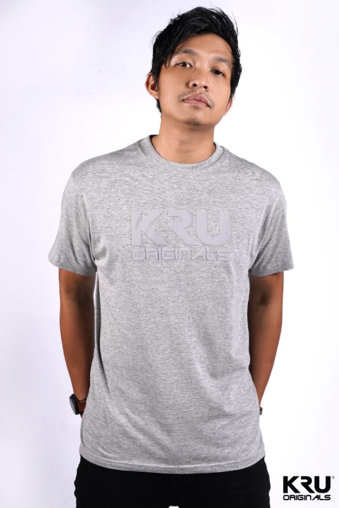 KRU Originals Embossed Collection Short Sleeve T-Shirts (Grey) – KRU2U